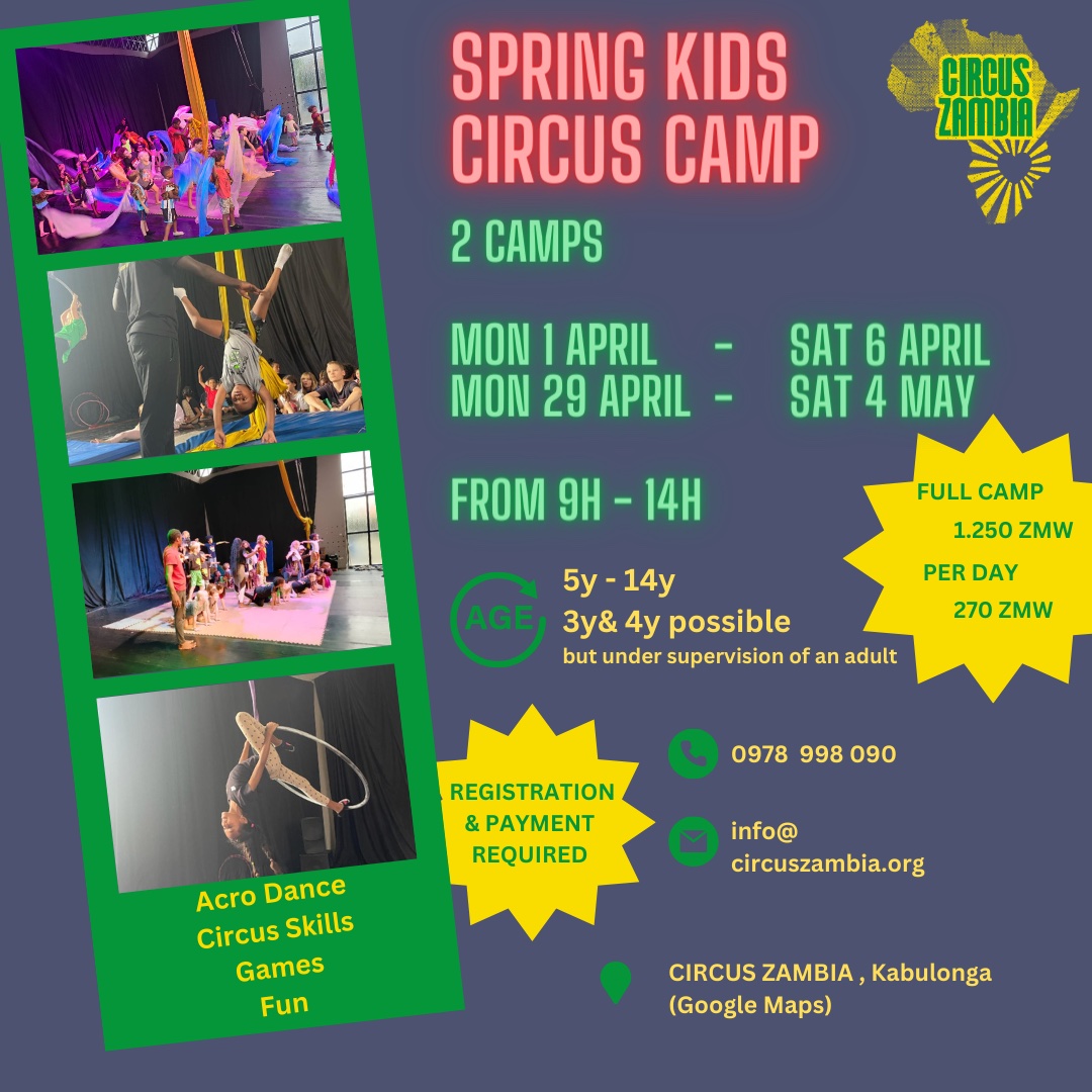 Upcoming Events - Circus Zambia